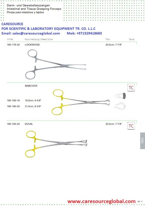 Stomach Intestine Rectum Surgical Equipment in UAE - Caresource