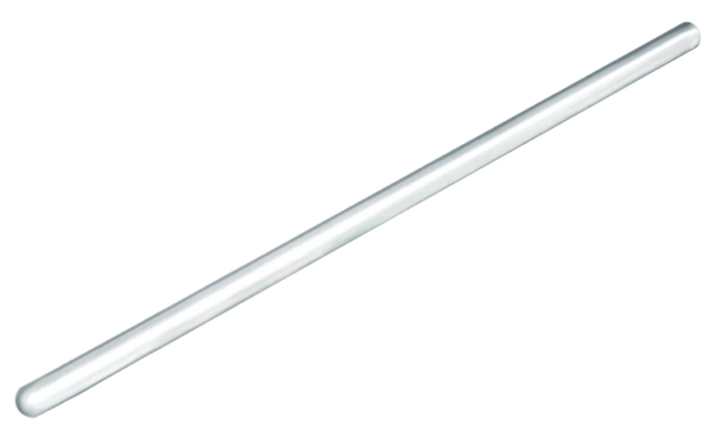 10PK Glass Stirring Rods, 7.9" - Rounded Ends, 6mm Diameter