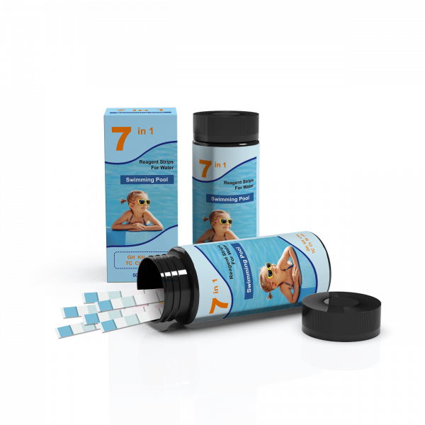 7 in 1 Pool water test strips in Dubai, UAE | Caresource