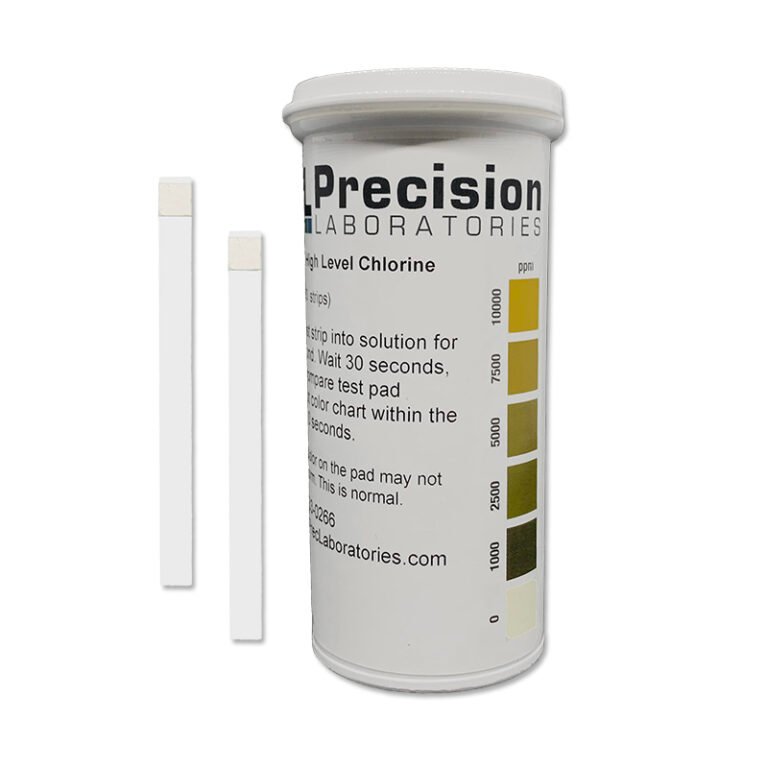 Extra High Level Chlorine Test Strip, 10000ppm - Caresource